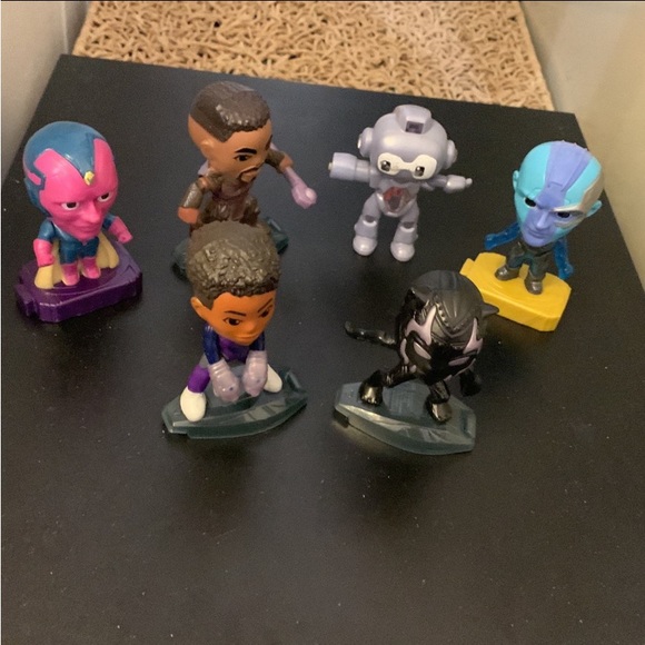 McDonald's | Toys | Mcdonald Lot Of 5 Mixed 222 Marvel Avenger Happy ...